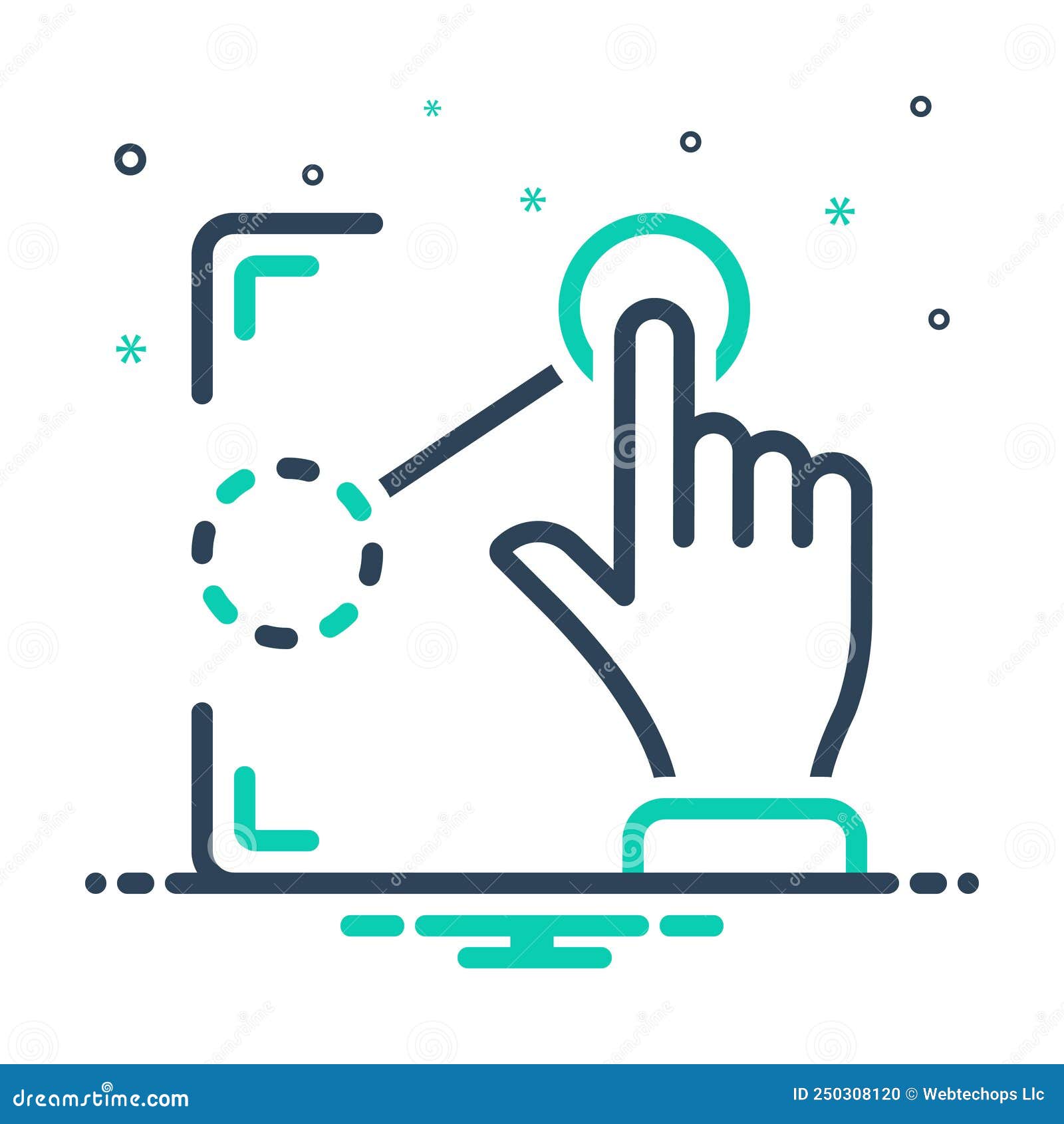 Mix Icon for Drag, Pull and Draw Stock Illustration - Illustration of ...