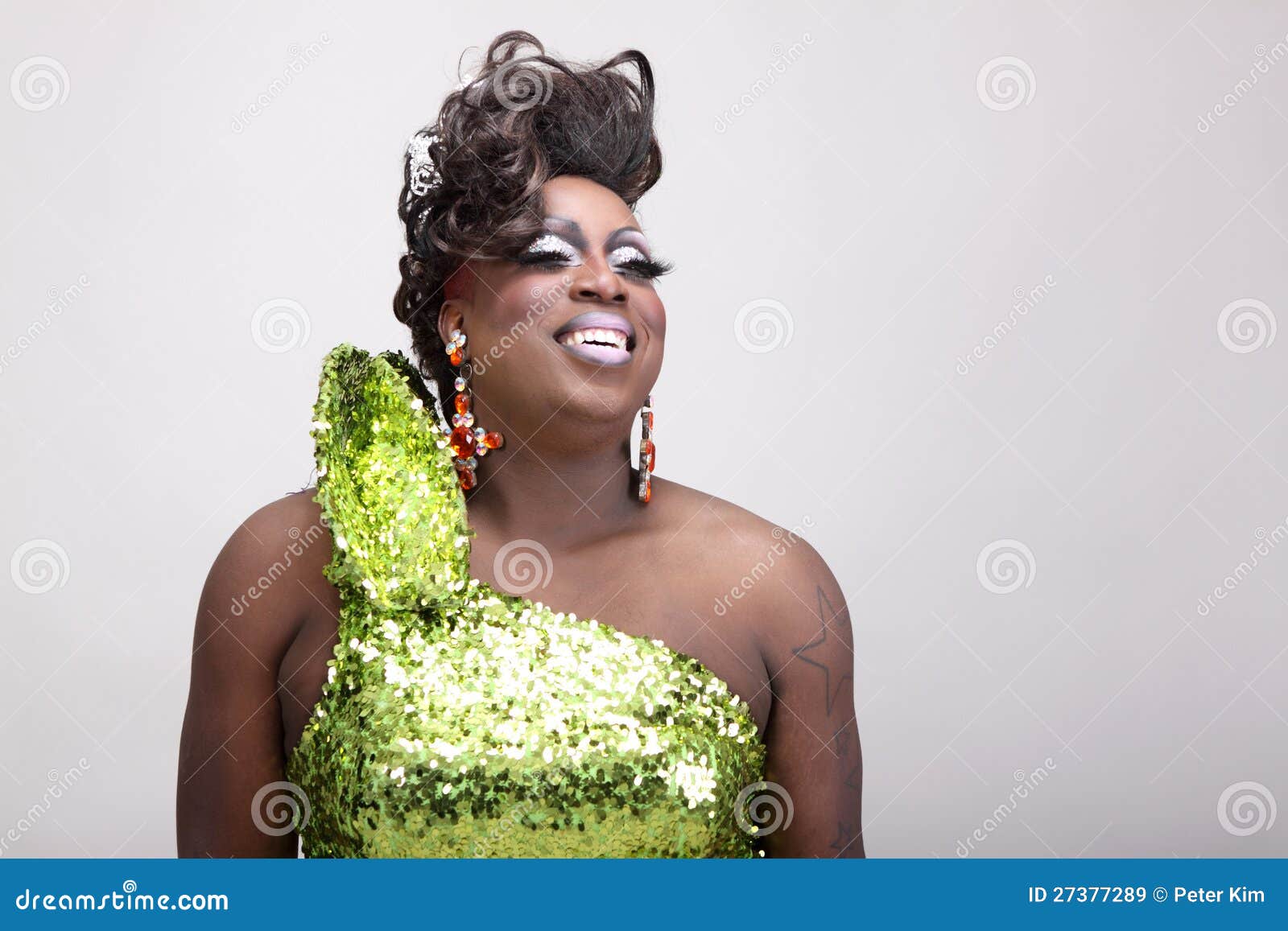 Drag queen stock image. Image of glamor, american, african - 27377289