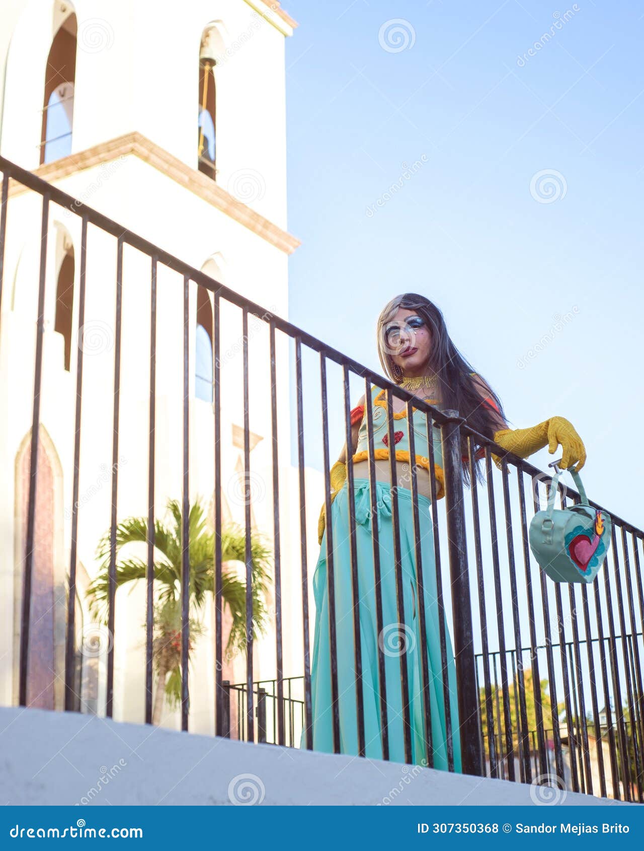 Drag Queen Posing for the Camera. Stock Photo - Image of bisexual ...