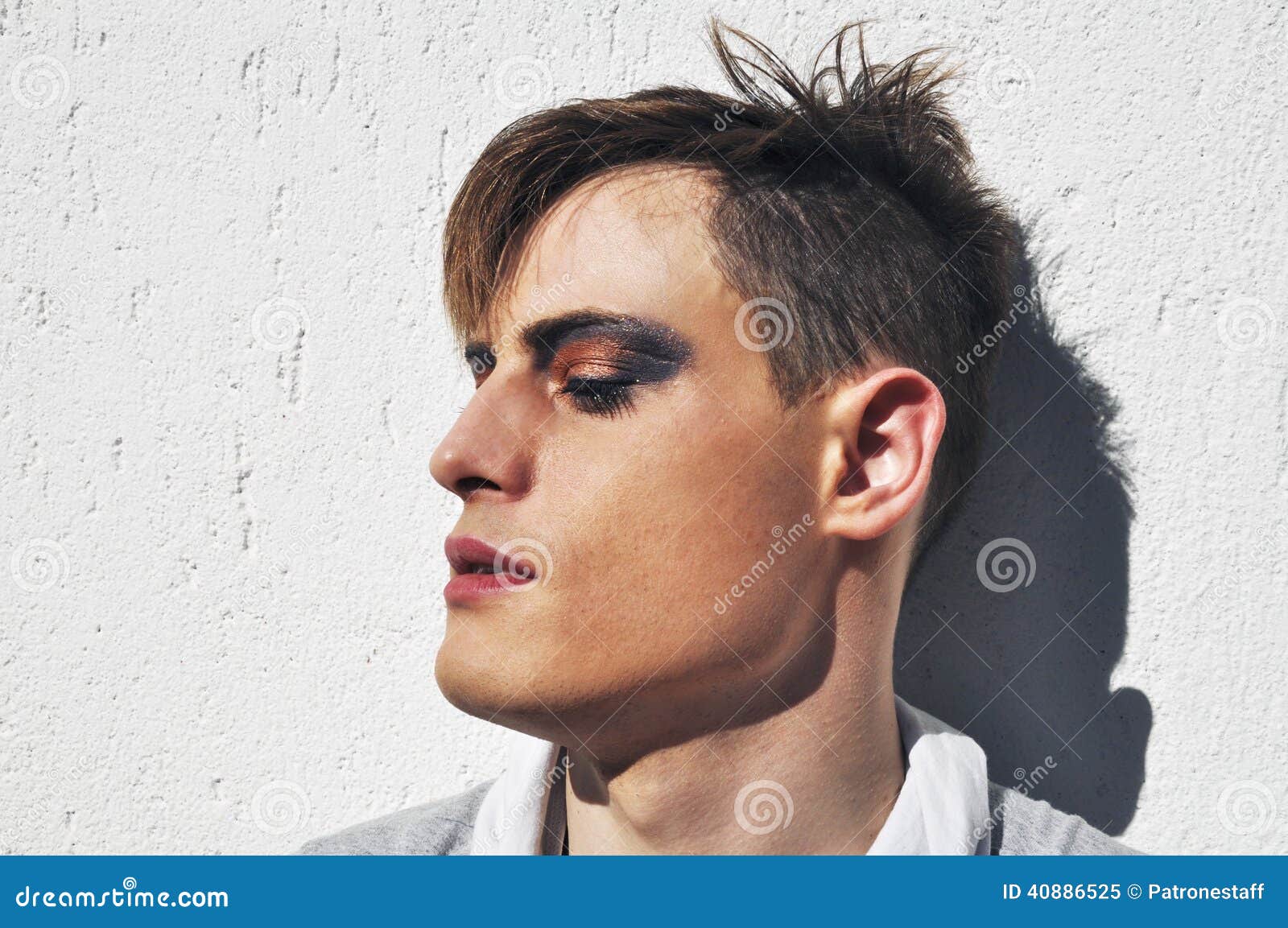 Drag queen profile stock image. Image of attractive, mascara - 40886525