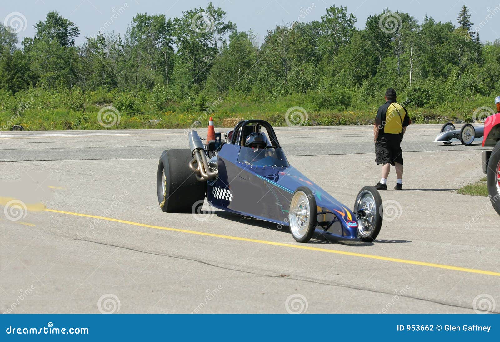 Drag Race Car Finishing Race Stock Photo - Image of races, track: 953662