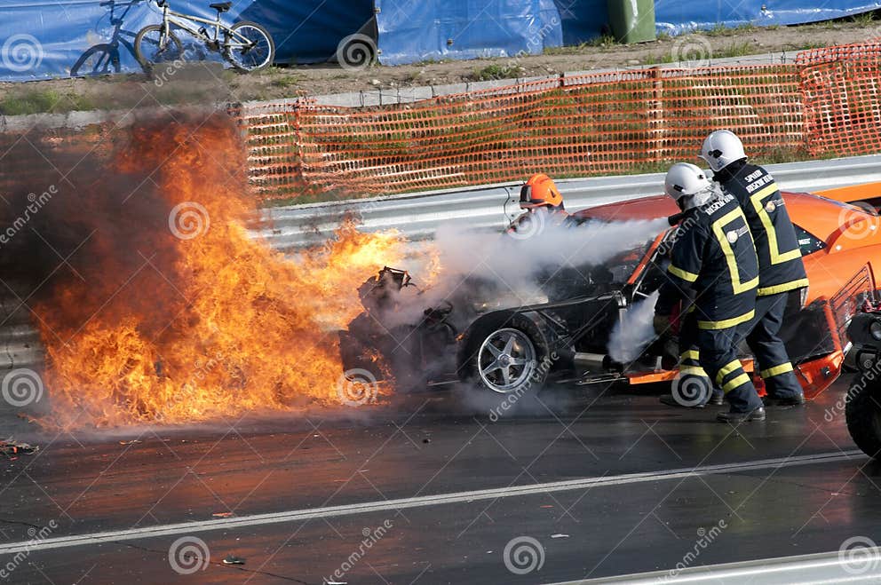Drag race explosion, pic5 editorial stock photo. Image of nats - 20793488