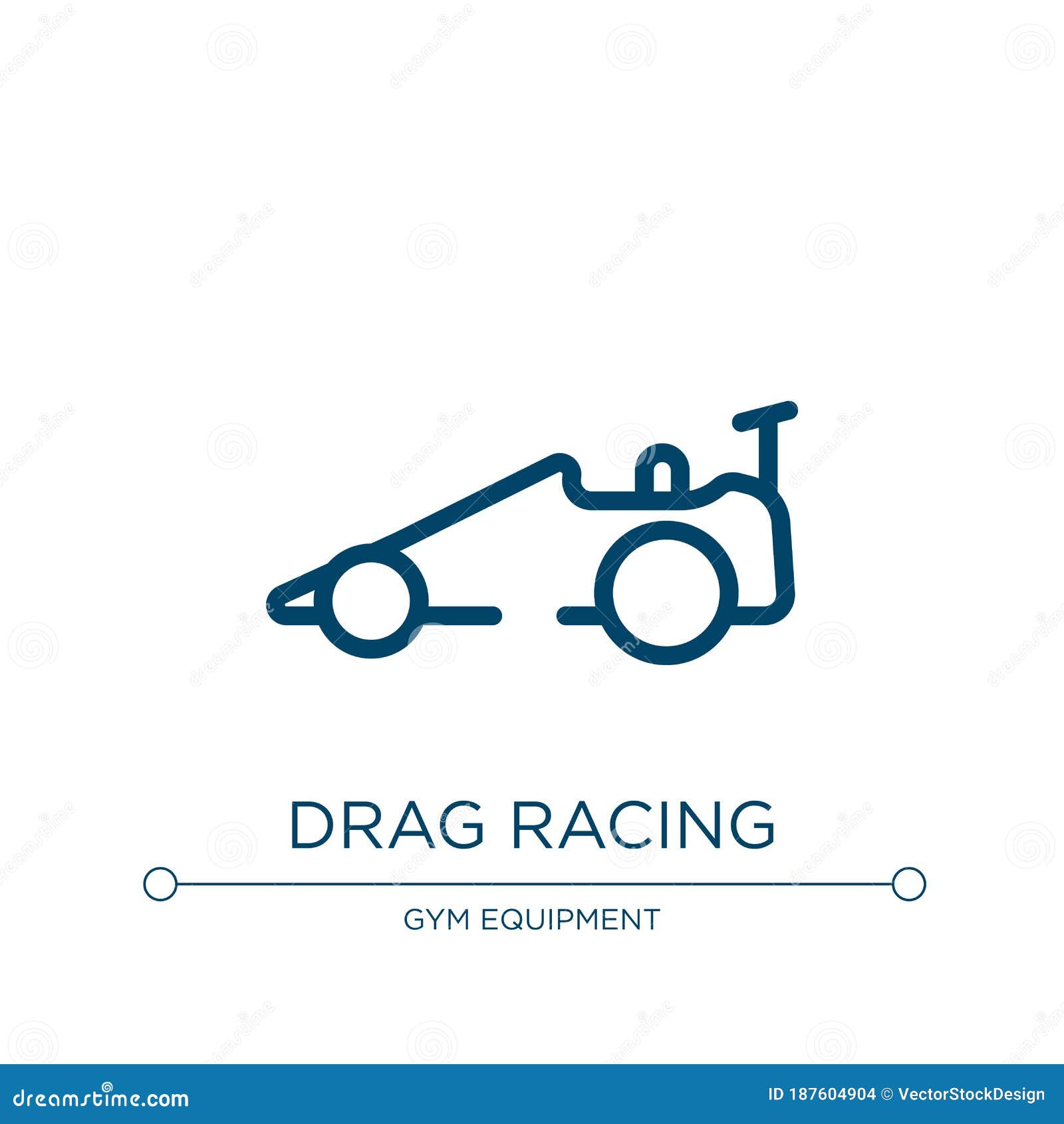 Drag Racing Neon Sign Vector. Racing Design Template Neon Sign, Light ...