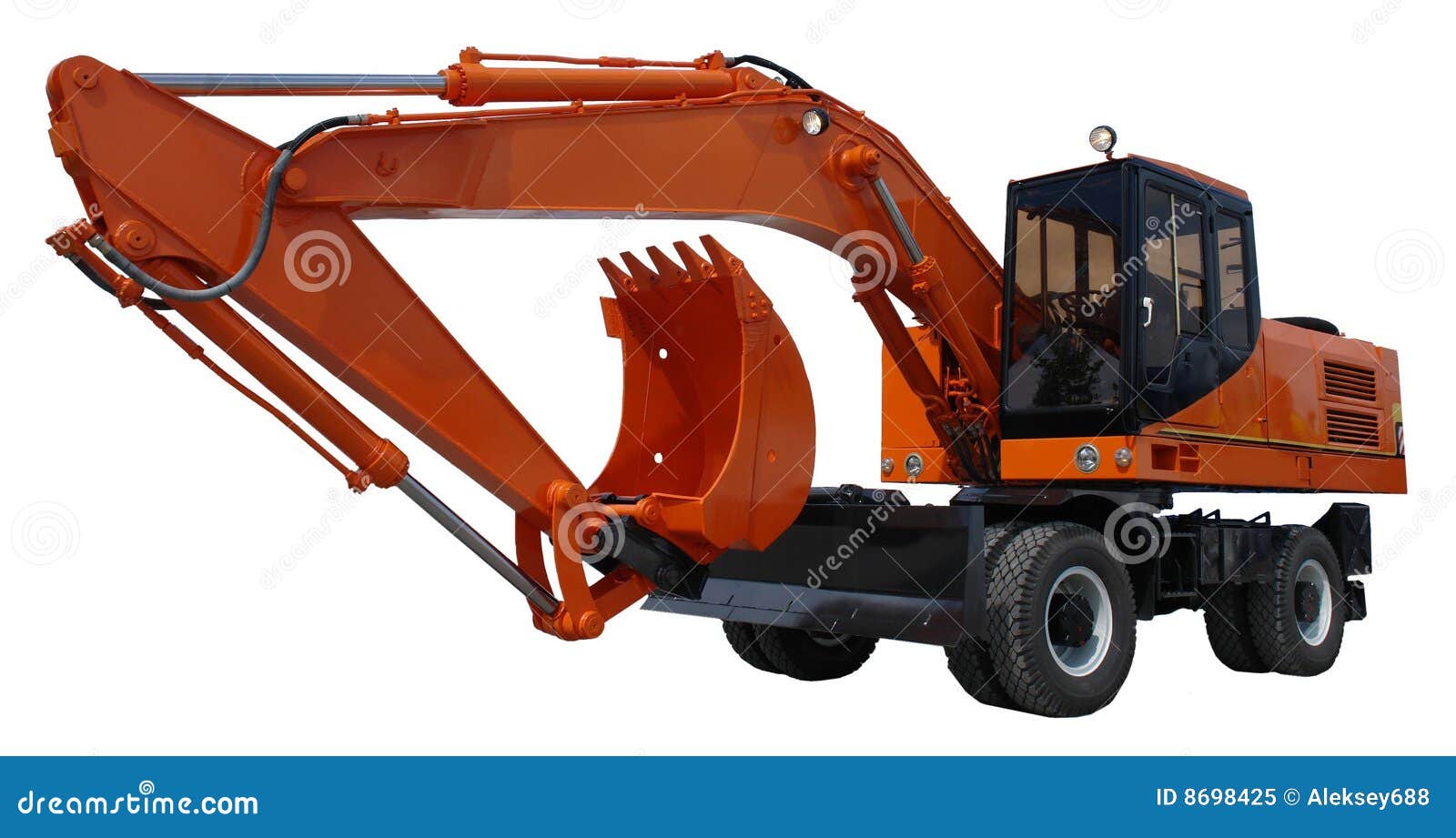 A draga imagem de stock. Imagem de transporte, motor, areia - 8698425