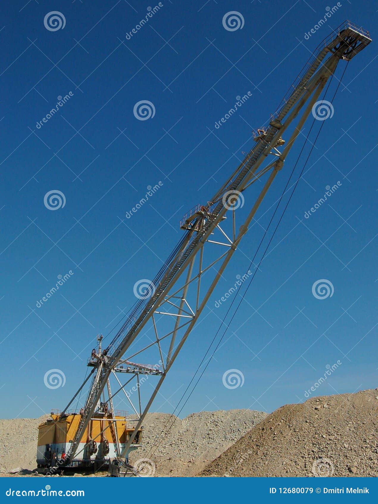 Dragline On Open Pit Coal Mine Royalty-Free Stock Photography ...