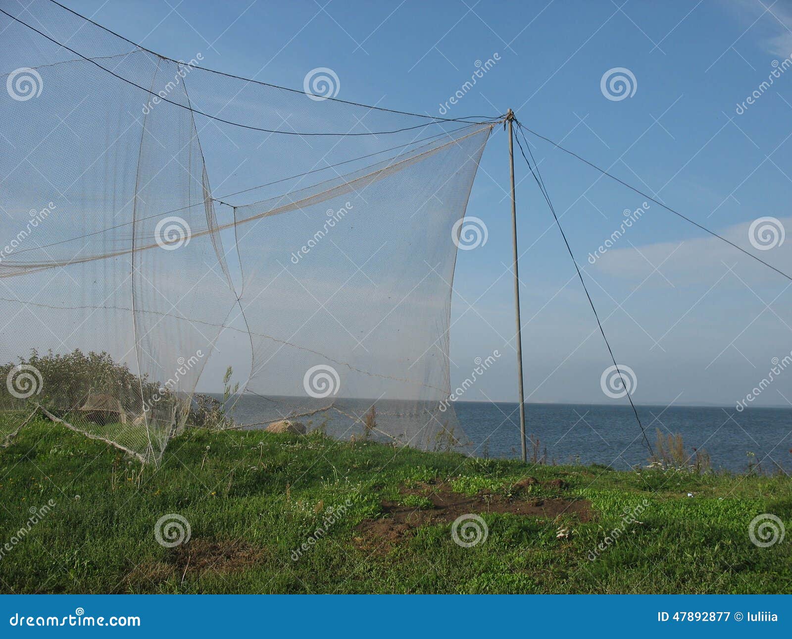Dragnet fishing stock image. Image of landscape, village - 47892877
