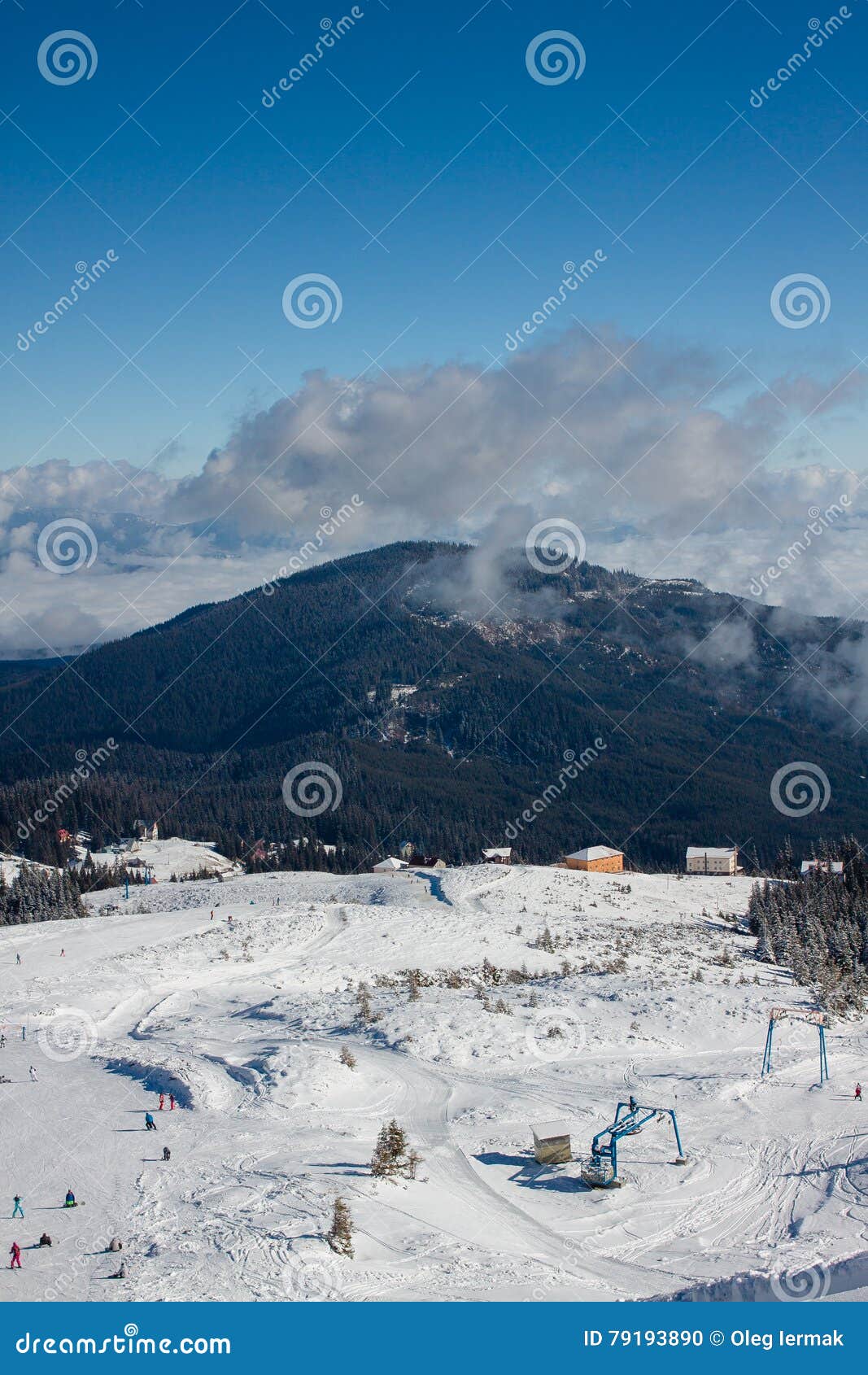 Dragobrat Ukraine. Alpine Scenic Ski Resort Stock Photo - Image of alps ...