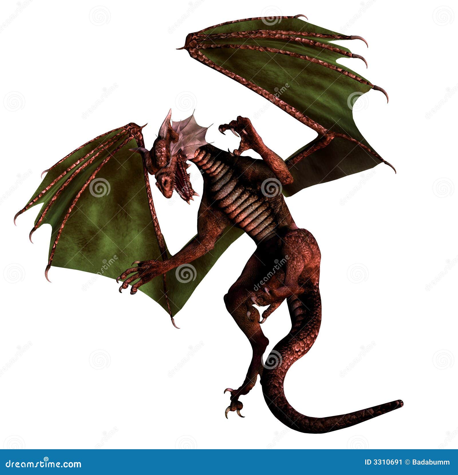 Fable Dragon Snorting Fire With Compass In Old Baroque Nautical Frame ...