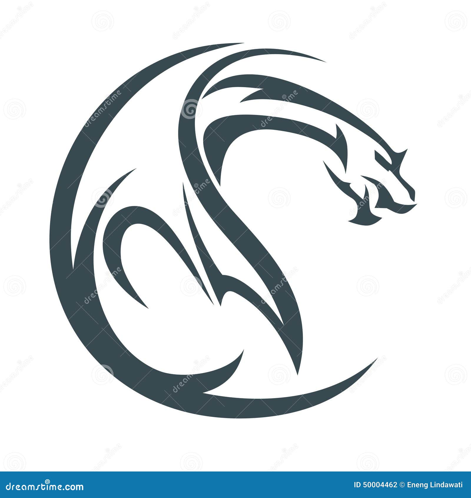 Dragon abstrak stock illustration. Illustration of symbol - 50004462