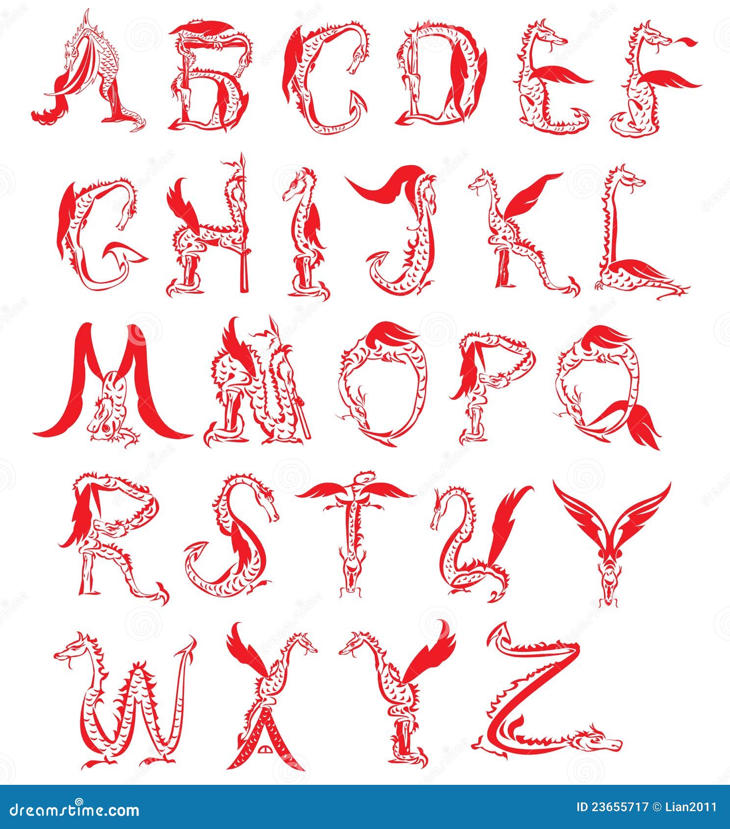 Draconic Alphabet