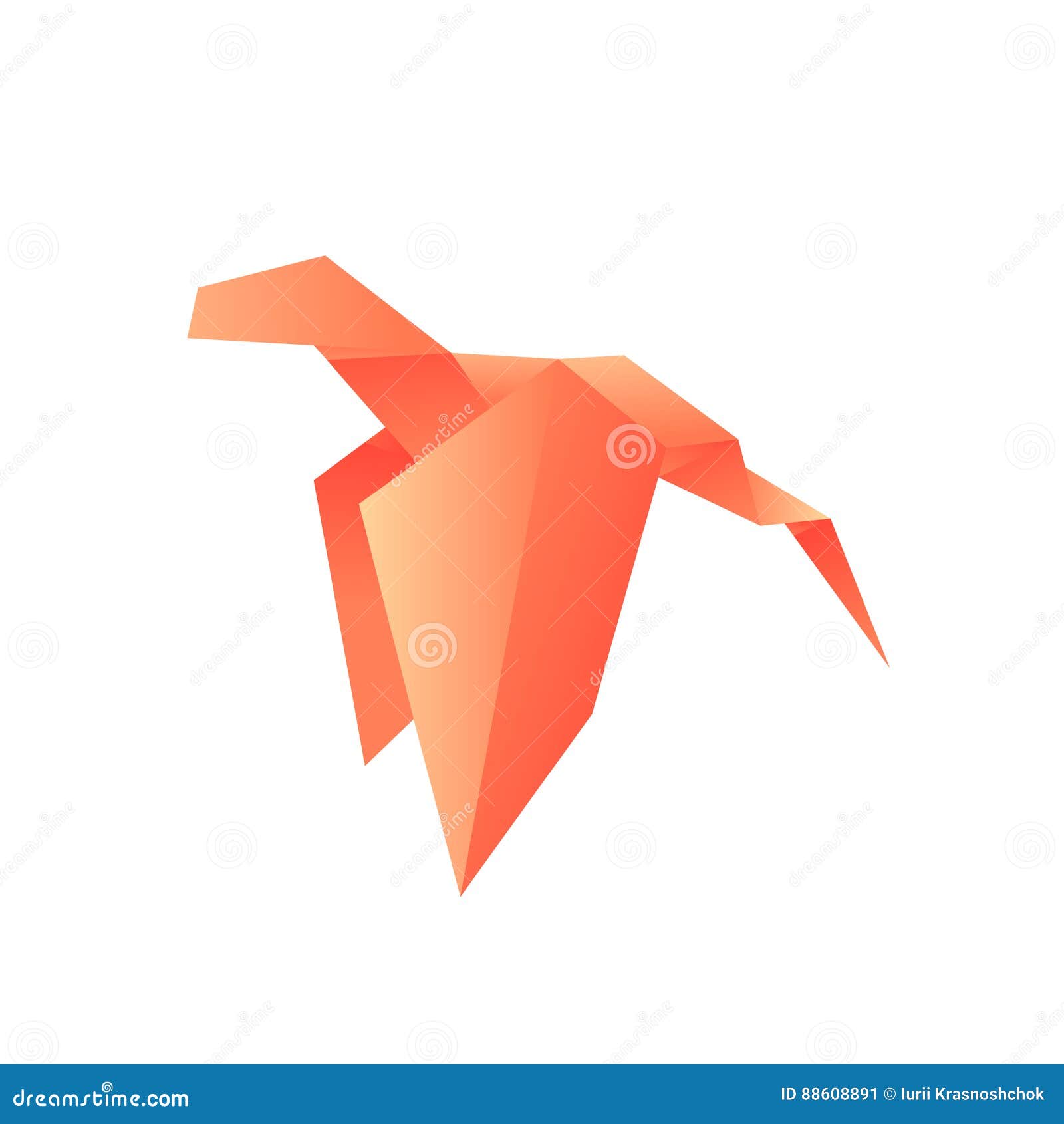 Dragon Animals Origami Vector Illustration Logo Stock Vector ...