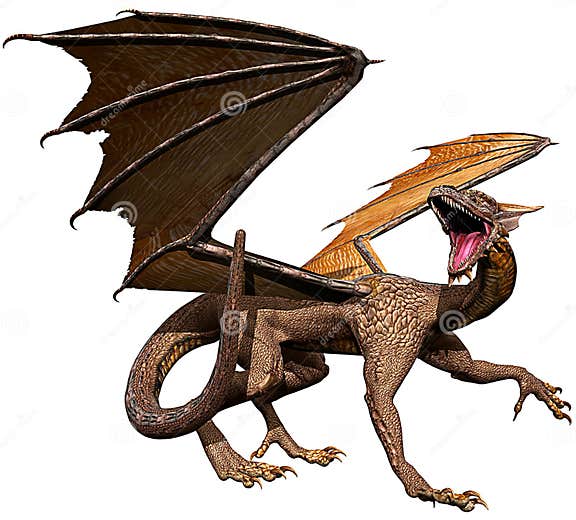 Dragon attacked stock illustration. Illustration of mythology - 15156071