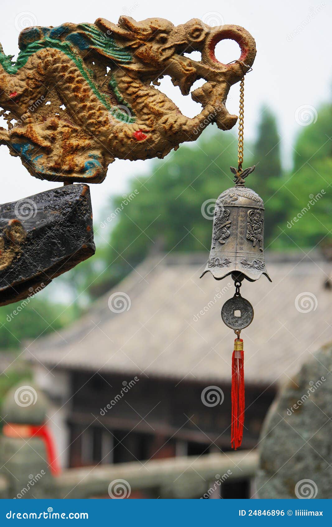 Dragon Bell stock photo. Image of ethnic, asian, china - 24846896