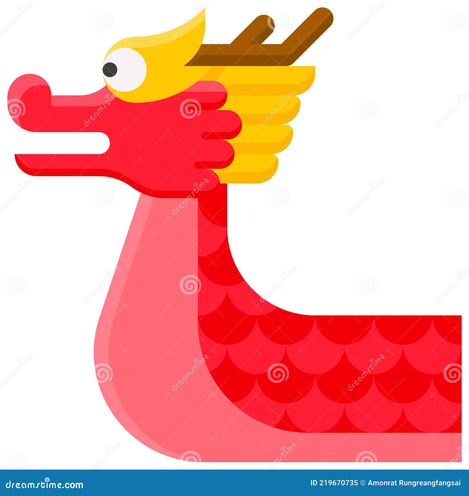 Dragon Boat Icon Dragon Boat Festival Related Vector Stock Vector ...