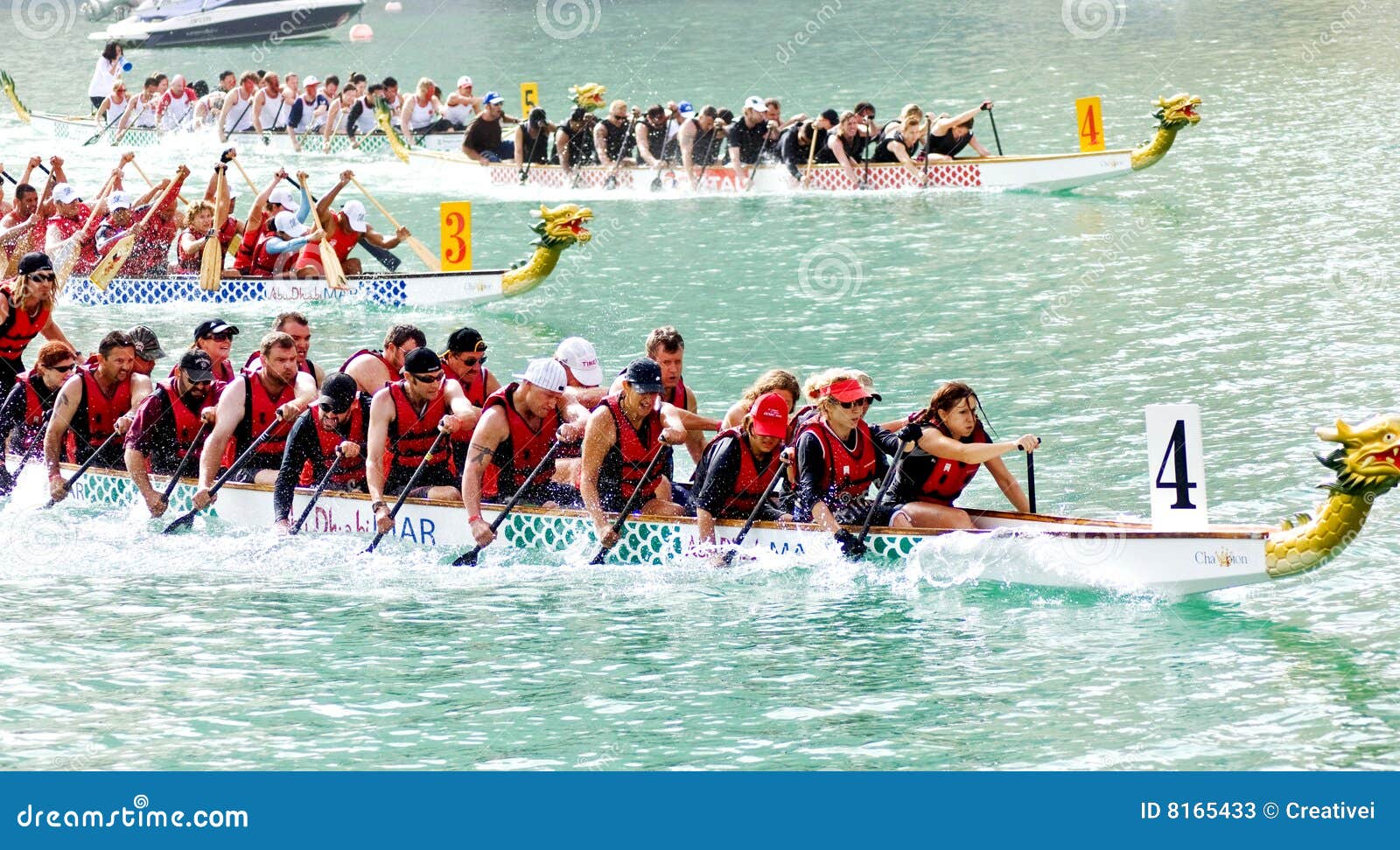 Dragon Boat Race editorial stock photo. Image of competition - 8165433