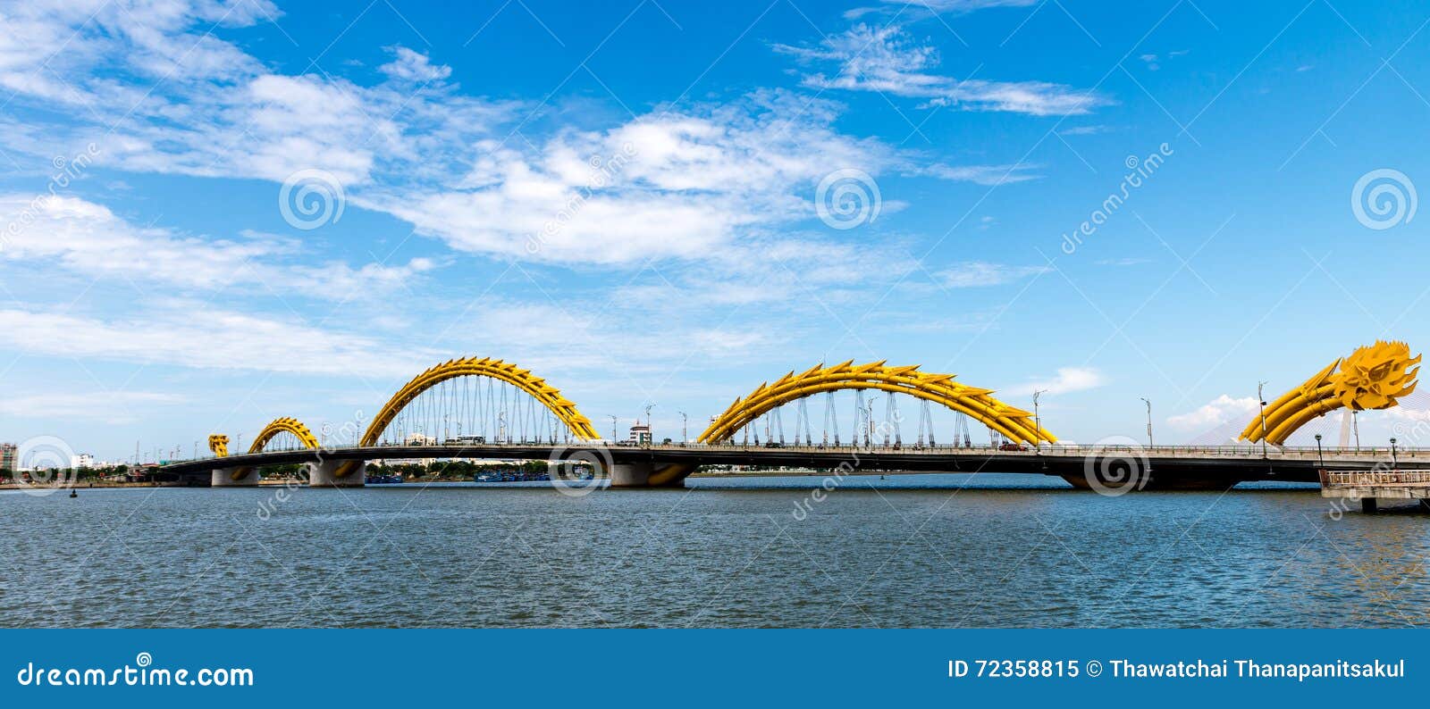 Dragon Bridge in Da Nang City May 2015 Stock Image - Image of cultures ...