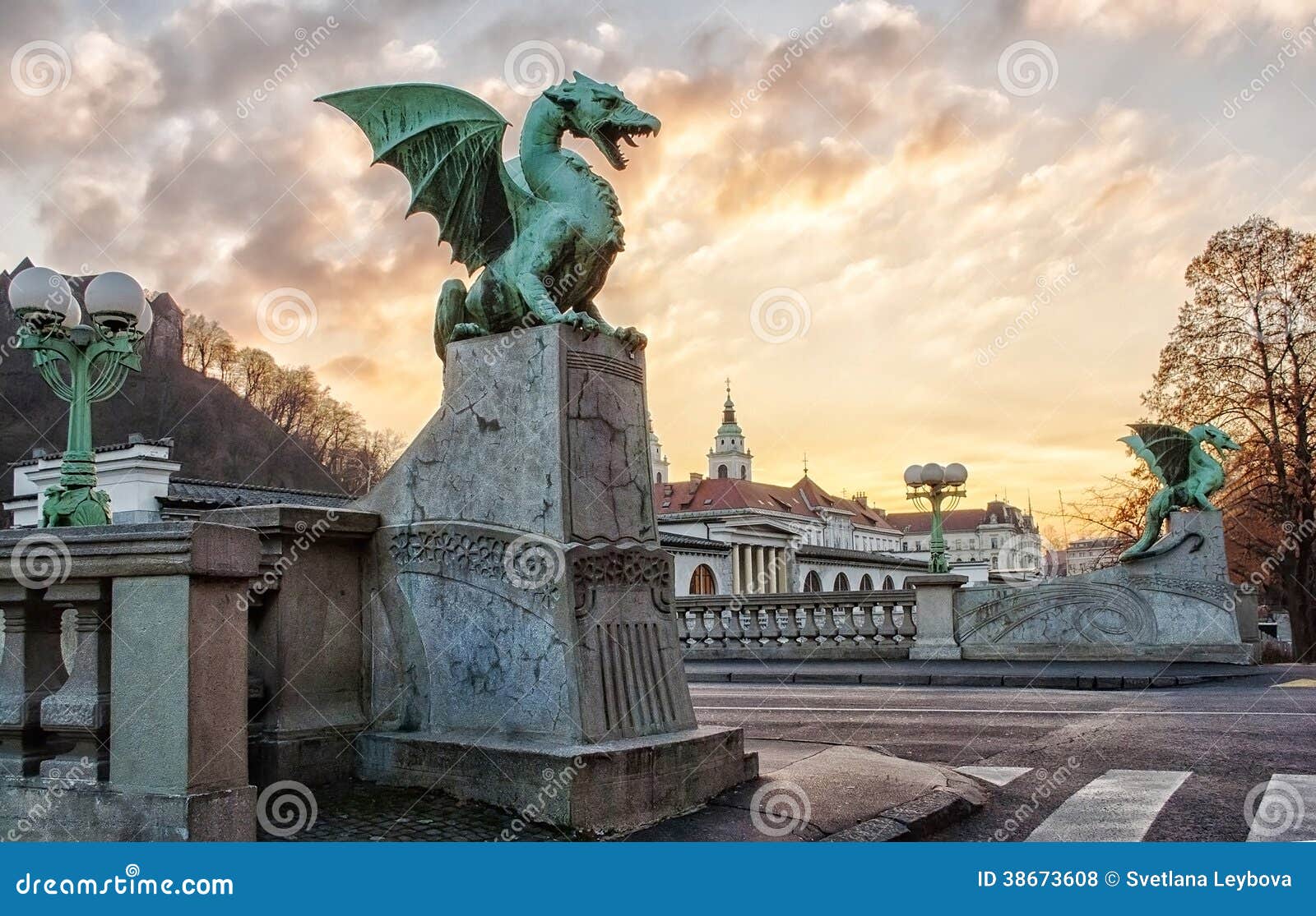 Dragon Bridge Royalty-Free Stock Image | CartoonDealer.com #43250554