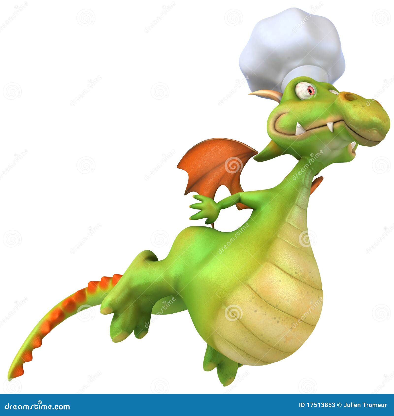 Dragon chef stock illustration. Illustration of medieval - 17513853