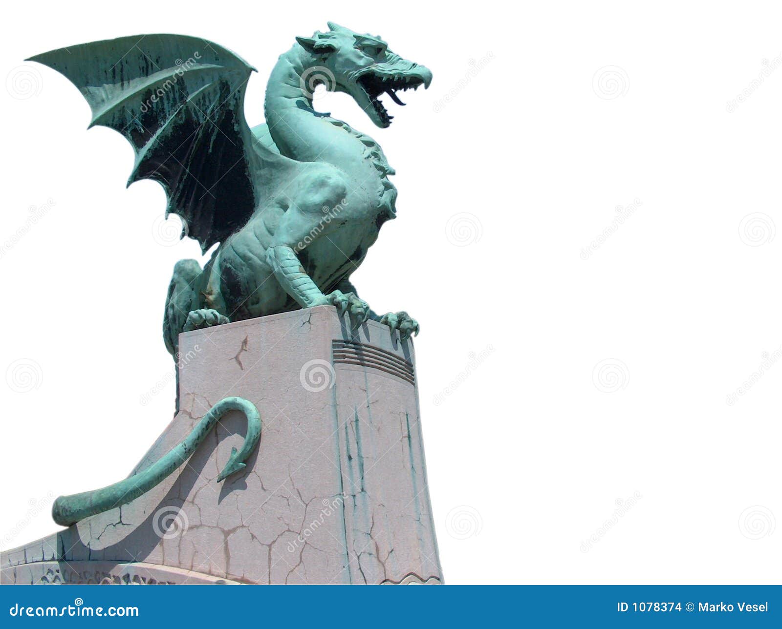 A Fearsome Dragon With Teeth. Golden Dragon With Teeth And Open Mouth ...