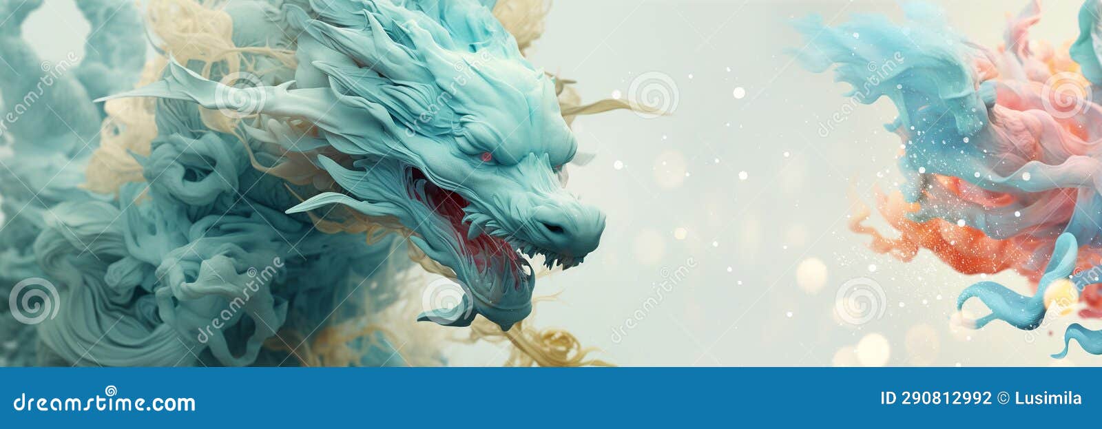 Dynamic Dragon: A Stunning Unreal Engine 5 Creation Royalty-Free Stock ...