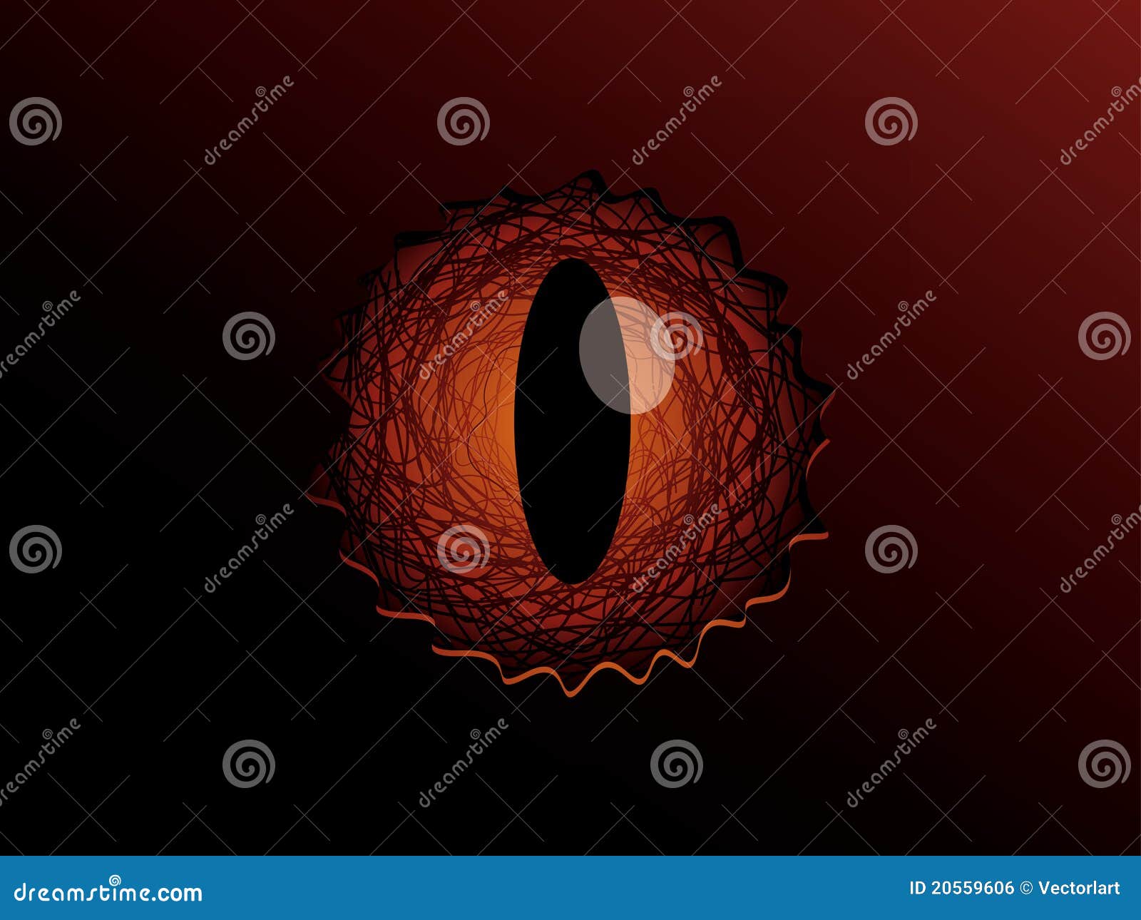 Dragon eye stock vector. Illustration of clean, evil - 20559606