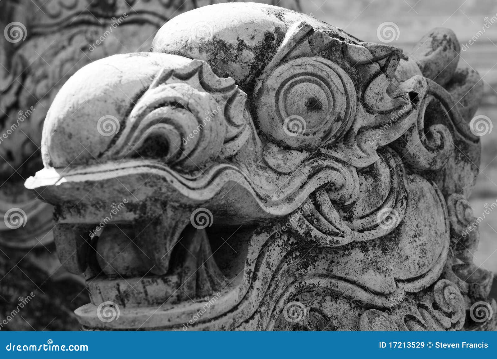 Dragon Face Sculpture stock image. Image of religious - 17213529