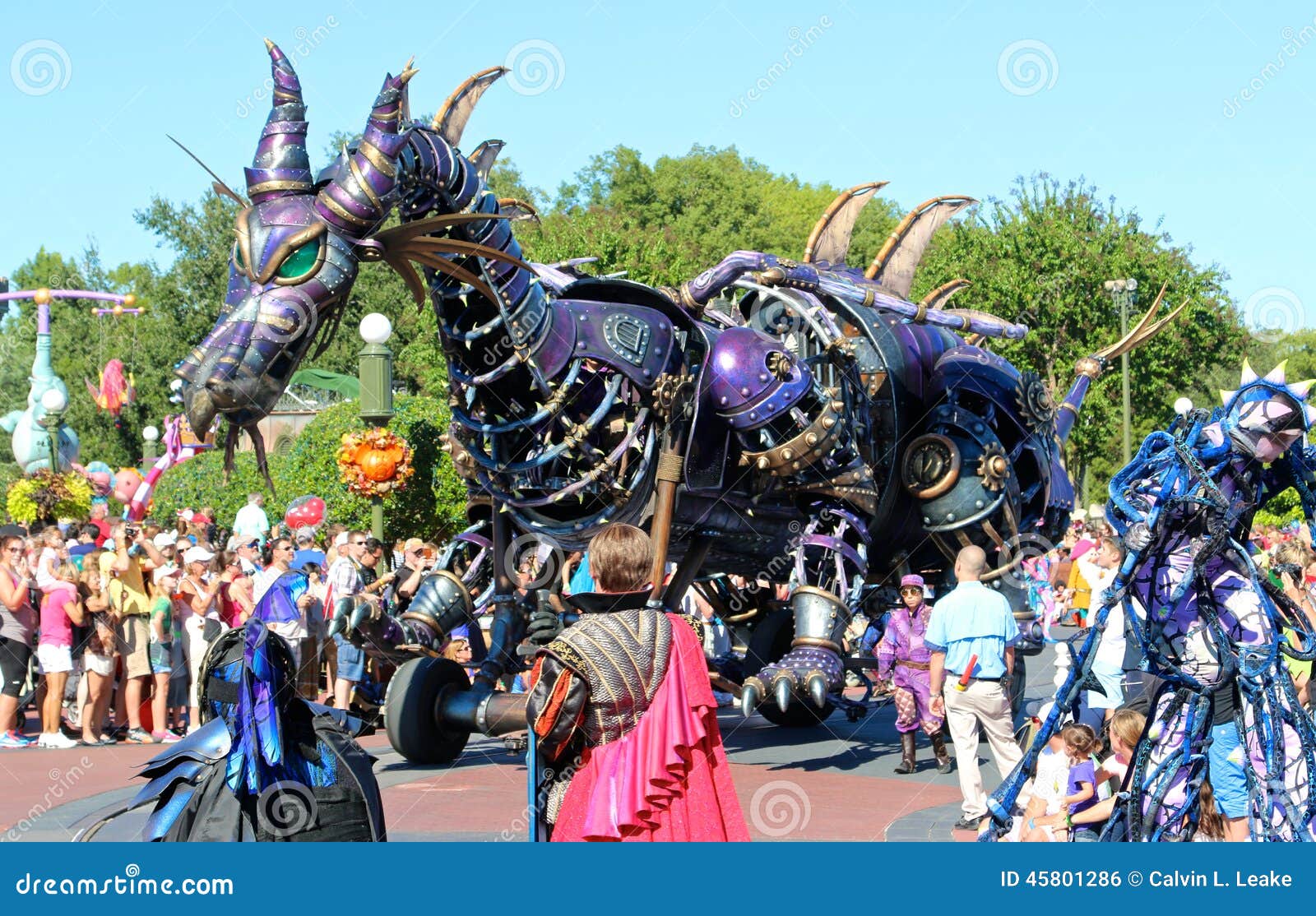 A Dragon Float In A Parade At Disneyworld Editorial Photo - Image: 45801286