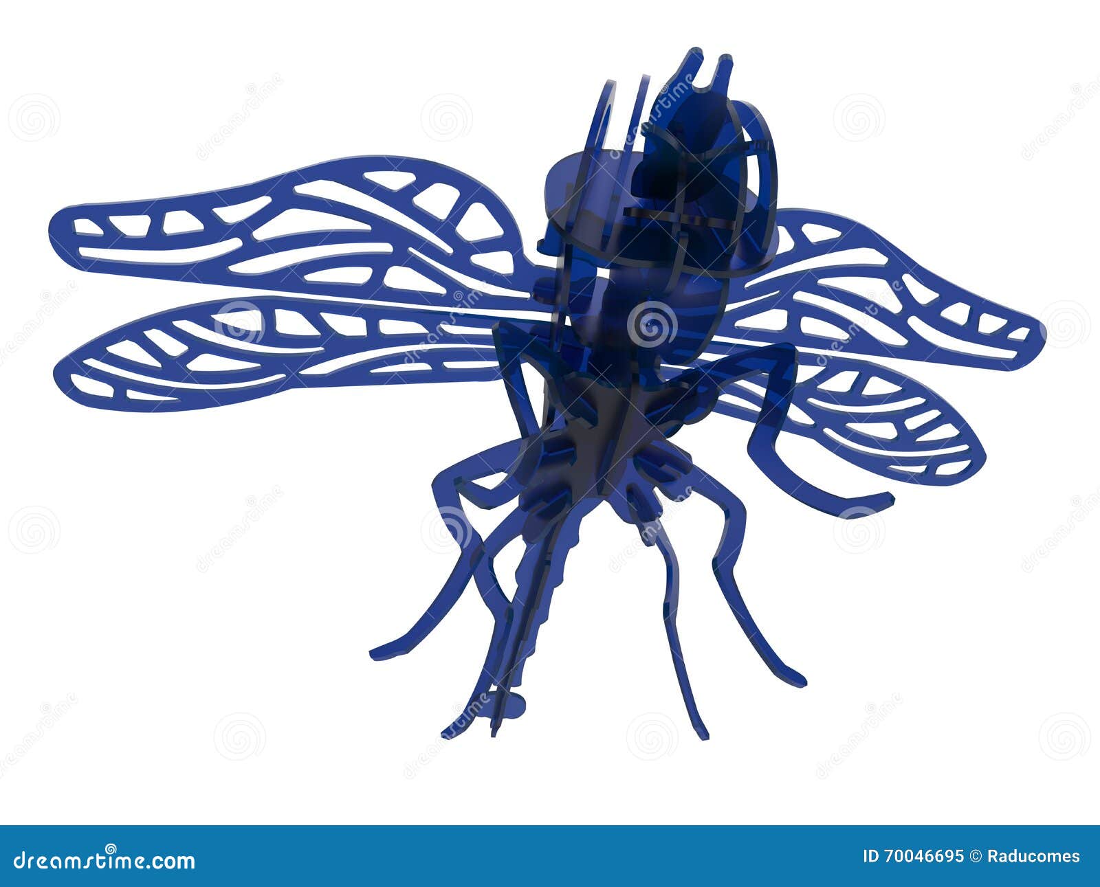 Dragon fly cutout stock illustration. Illustration of insect - 70046695
