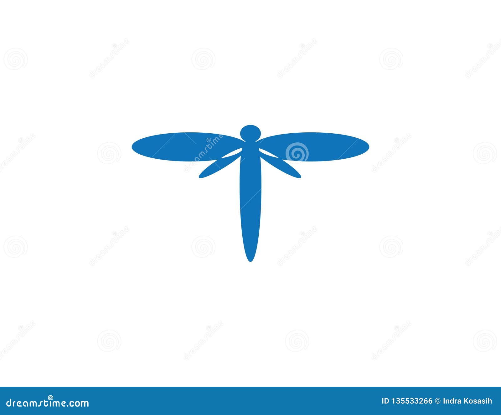 Dragon fly logo stock vector. Illustration of green - 135533266