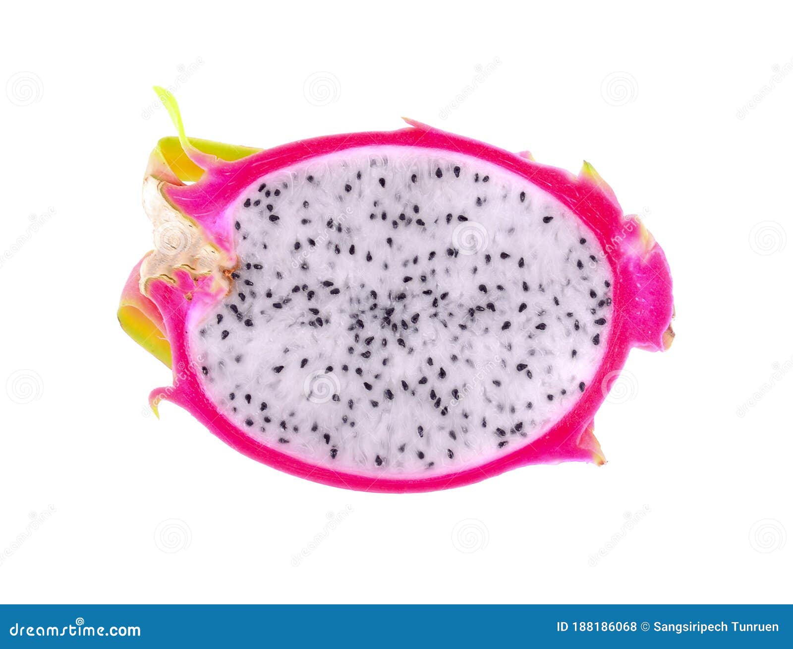 Dragon Fruit Isolated on White Background Stock Photo - Image of fresh ...