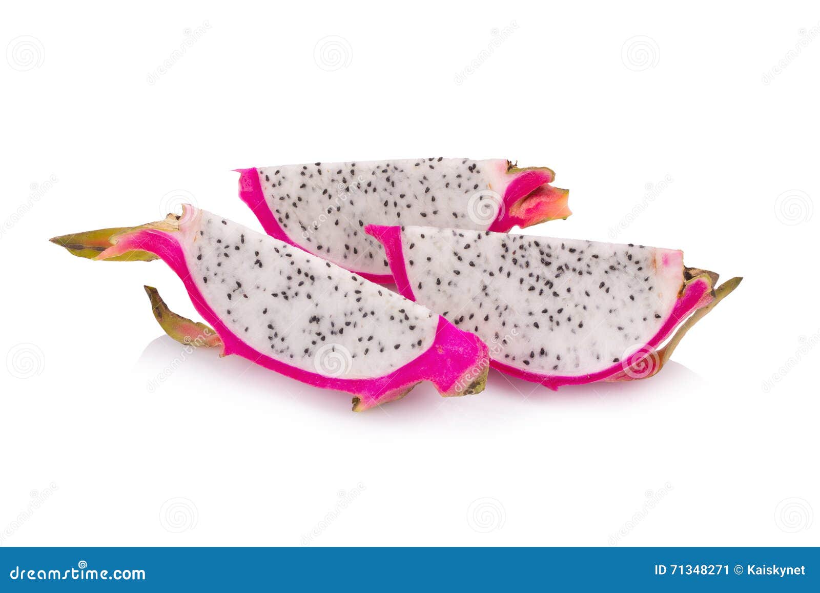 Dragon Fruit Isolated on White Background Stock Image - Image of ...