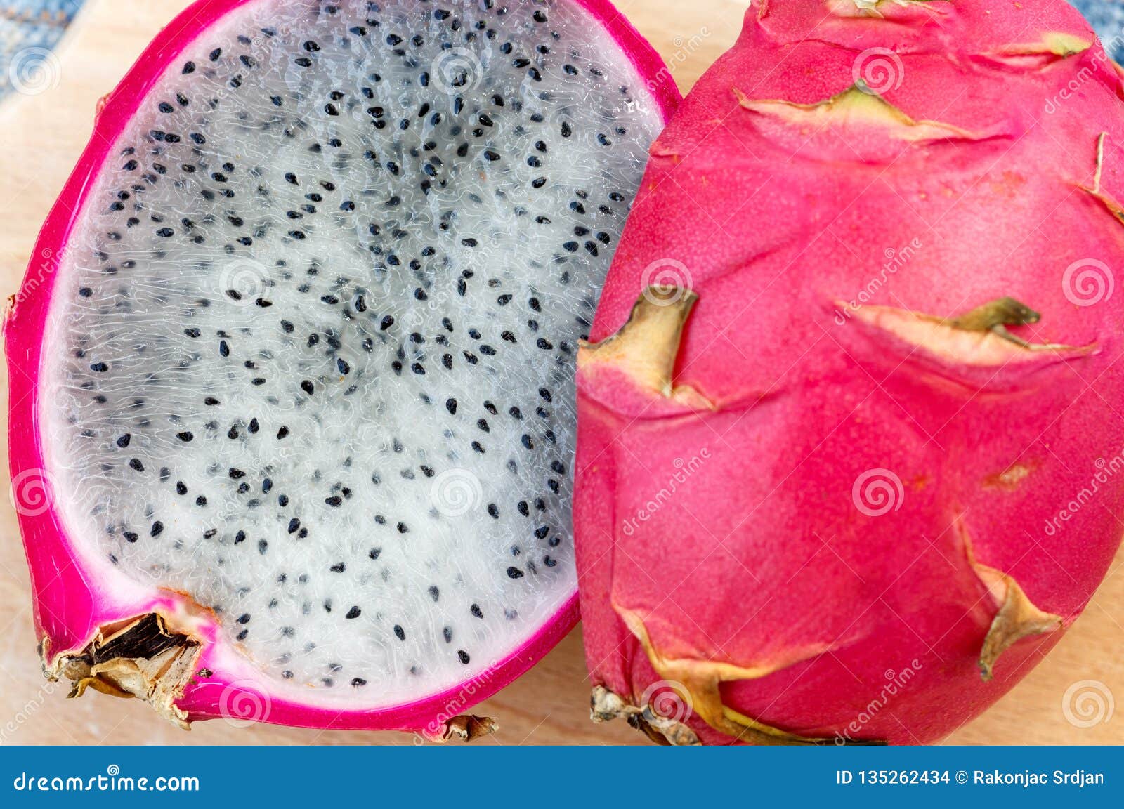 Dragon Fruit Texture. Closeup Image. Stock Photo - Image of cutout ...