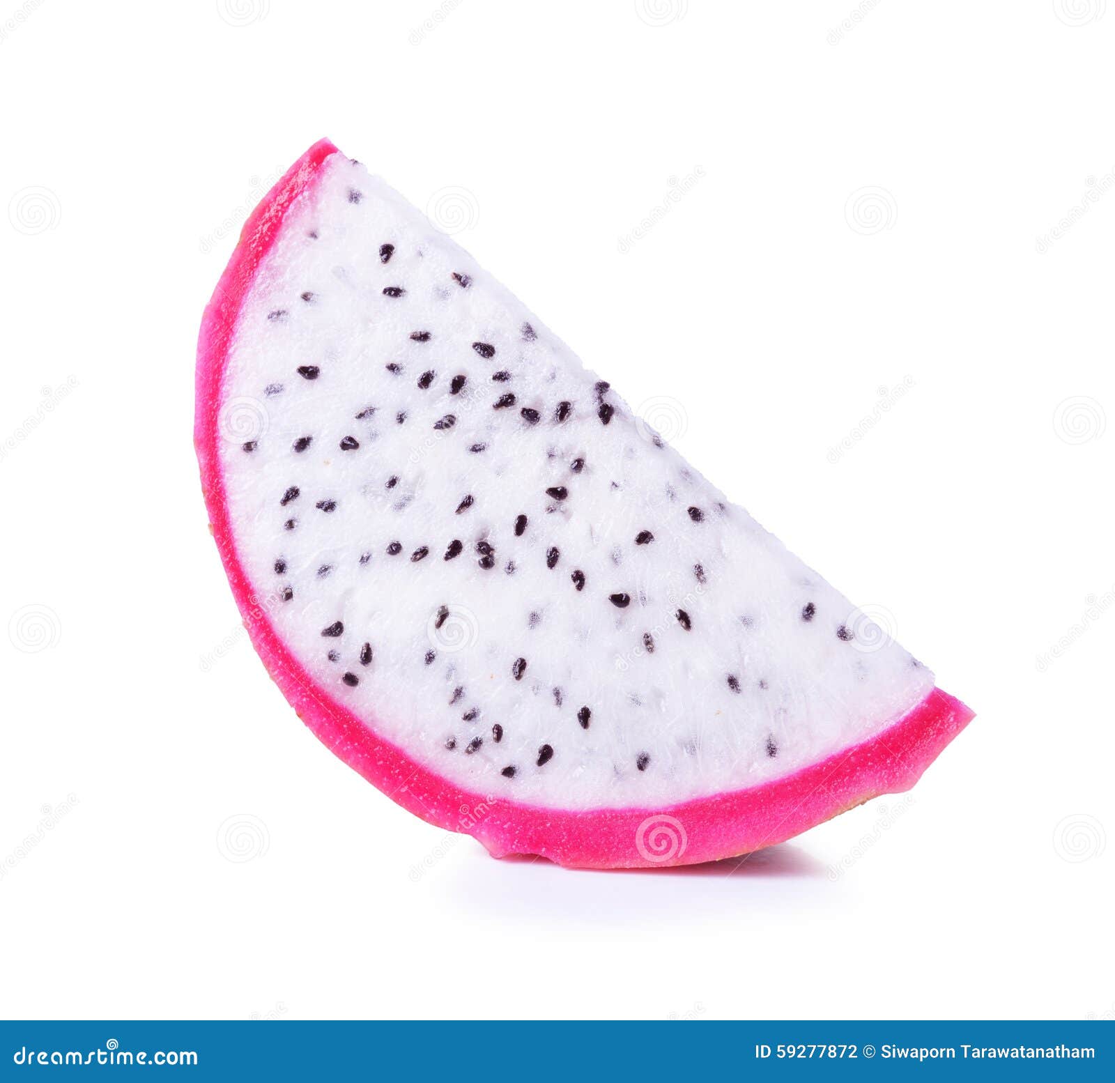 Dragon Fruit on White Background Stock Photo - Image of south, halves ...
