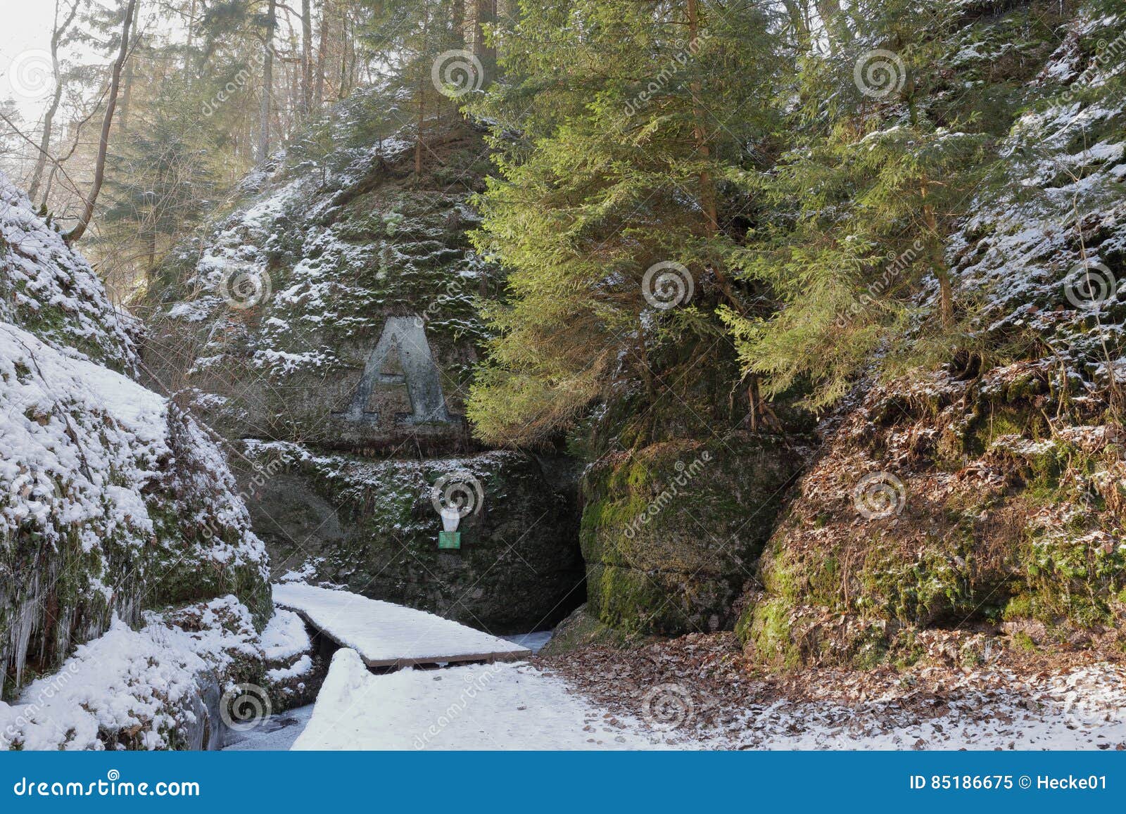The Dragon Gorge of Eisenach Stock Image - Image of canyon, dragon ...