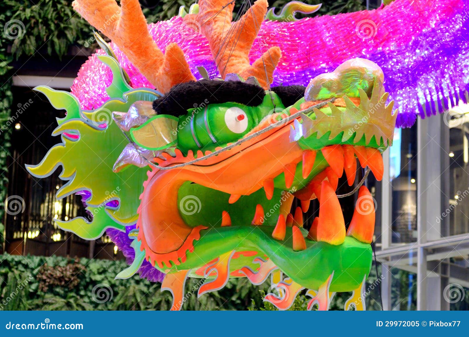 Dragon Head Hanging Decorative Stock Image - Image of sculpture, lucky ...