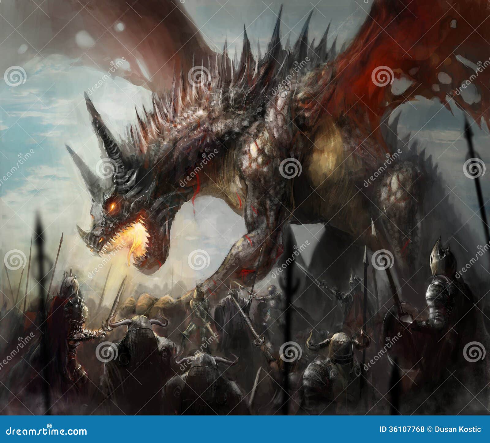 Dragon Hunt Royalty-Free Stock Photo | CartoonDealer.com #23309115