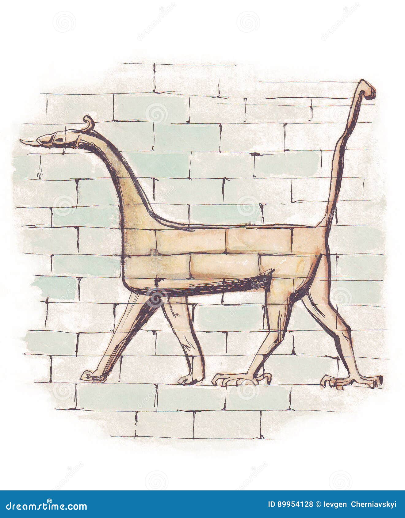 Ishtar Gate Of Babylonian Royalty-Free Stock Photography ...