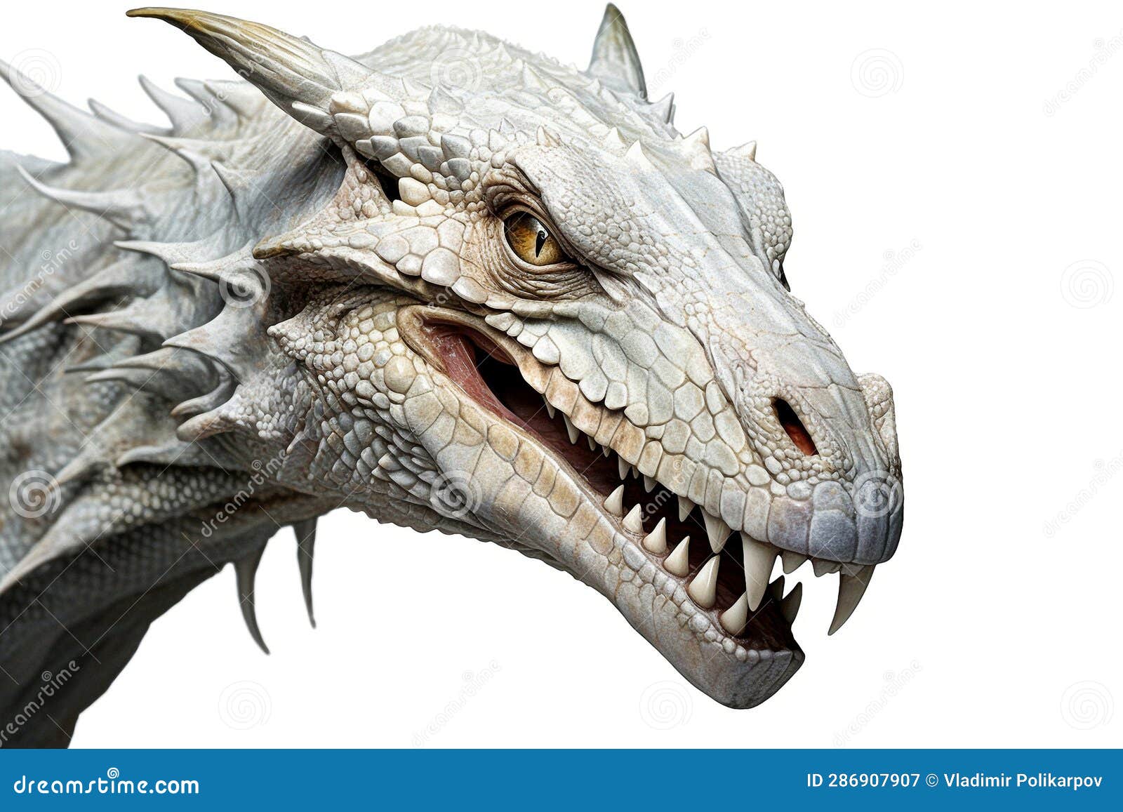 Dragon Isolated on White Background Stock Image - Image of chinese, generated: 286907907