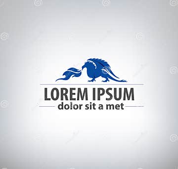 Dragon label. stock vector. Illustration of ancient, icon - 50284881