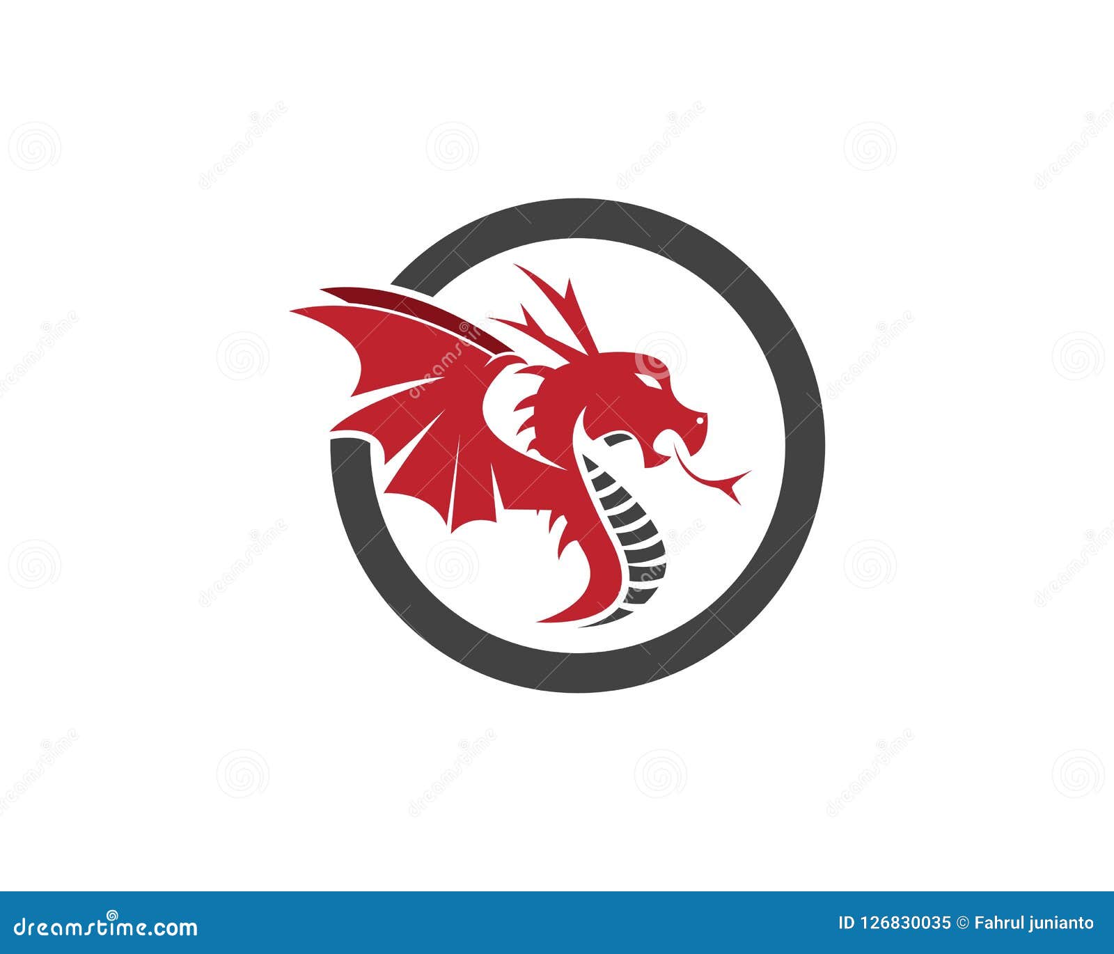 Dragon Logo Design Template Stock Vector - Illustration of creative ...