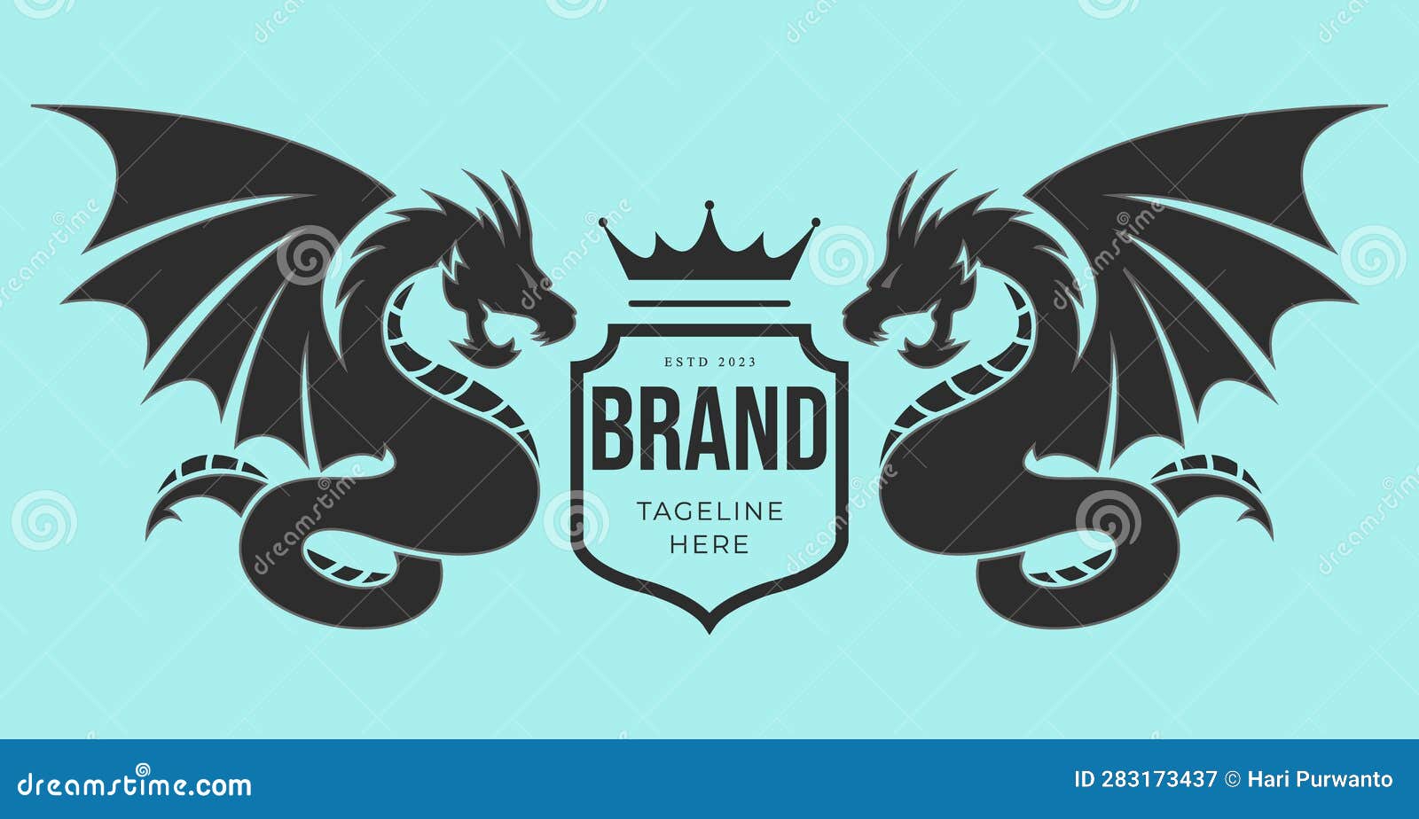 Vector Dragon Pattern Vector Free Vector In Adobe Dragon Logo By