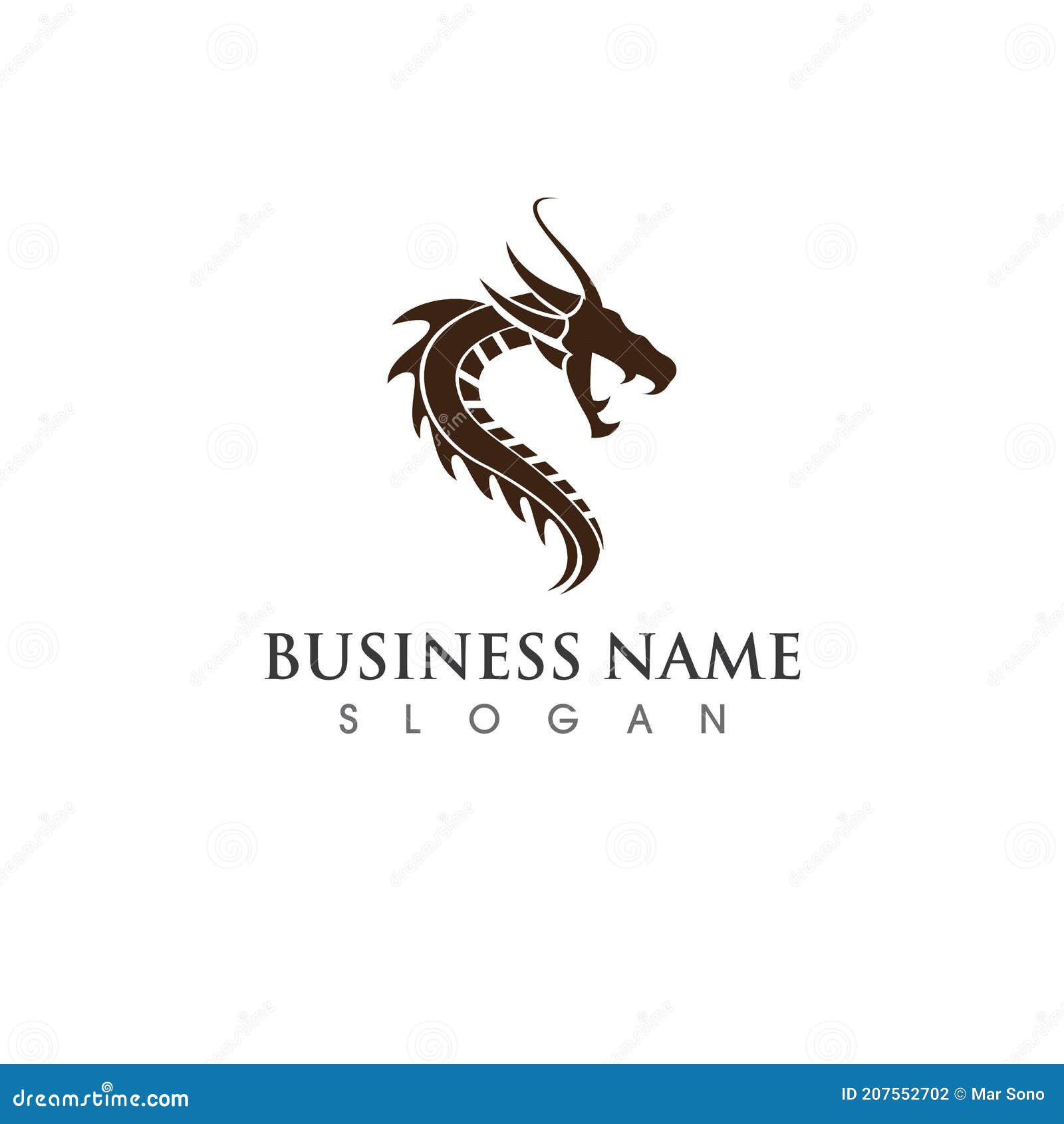 Dragon Logo and Symbol Vector Image Stock Vector - Illustration of icon ...