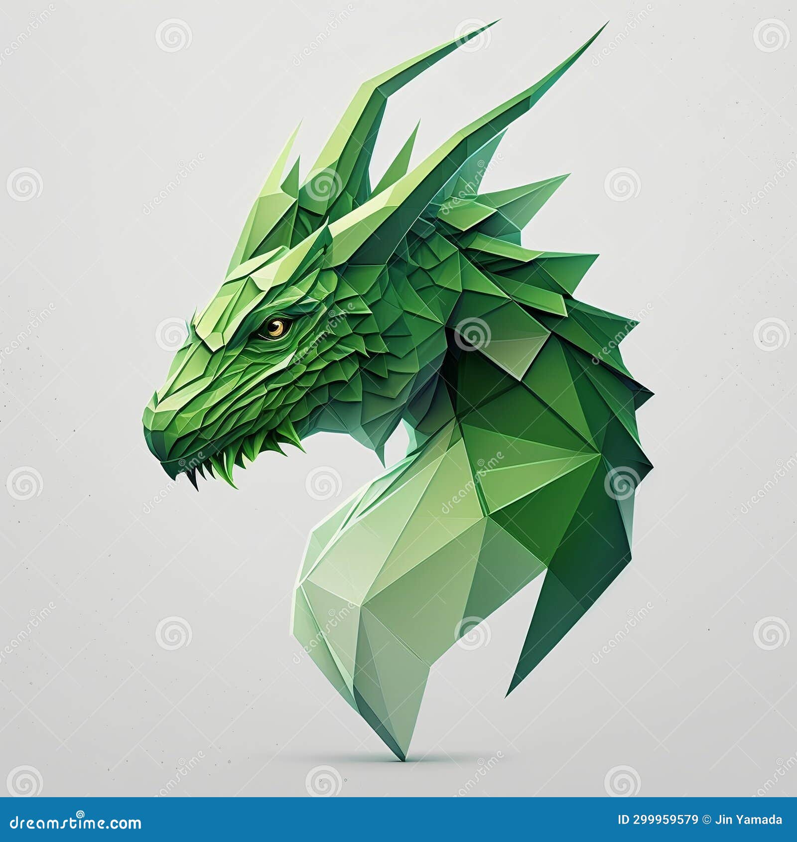Dragon in Low Poly Style. Polygonal Design. Vector Illustration Stock ...