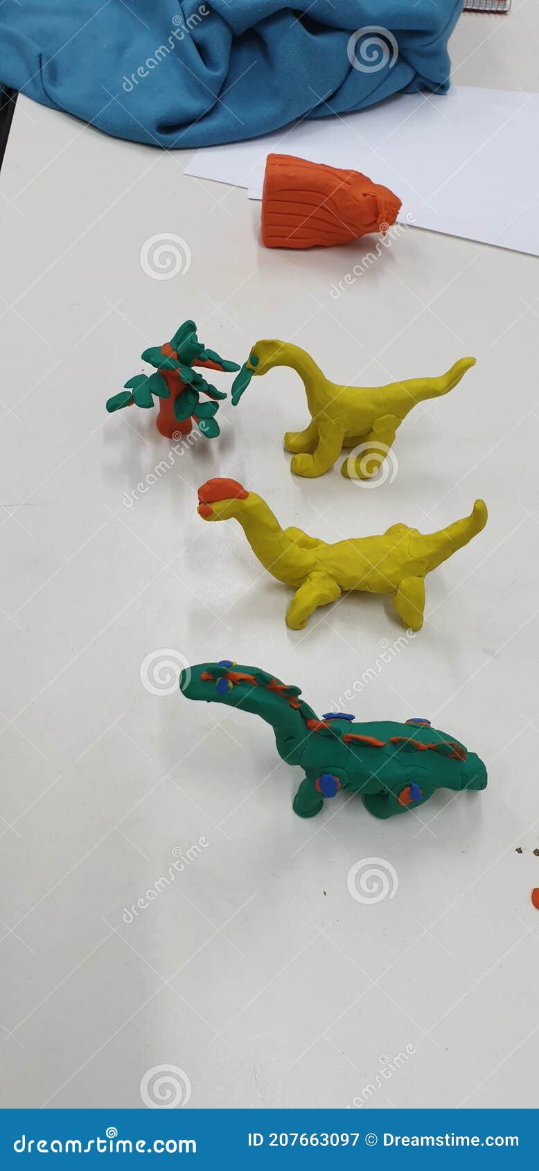 Dragon is Made from Plasteline Stock Image - Image of flower, play ...