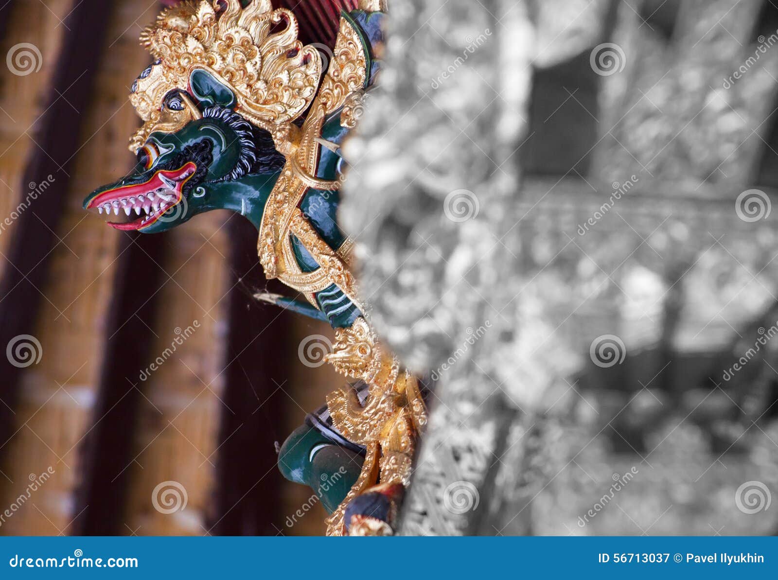 Dragon mythology of Bali stock image. Image of indonesian - 56713037