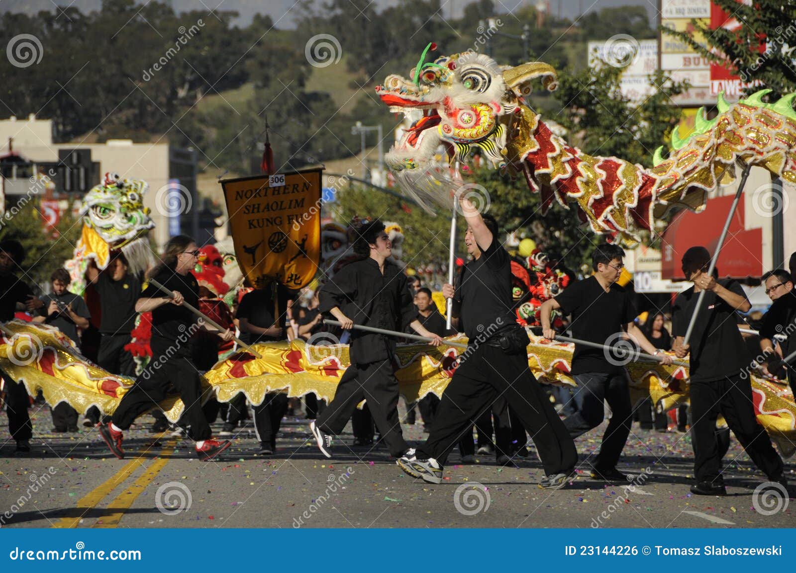 Dragon Parade editorial photo. Image of arts, show, shaolin - 23144226