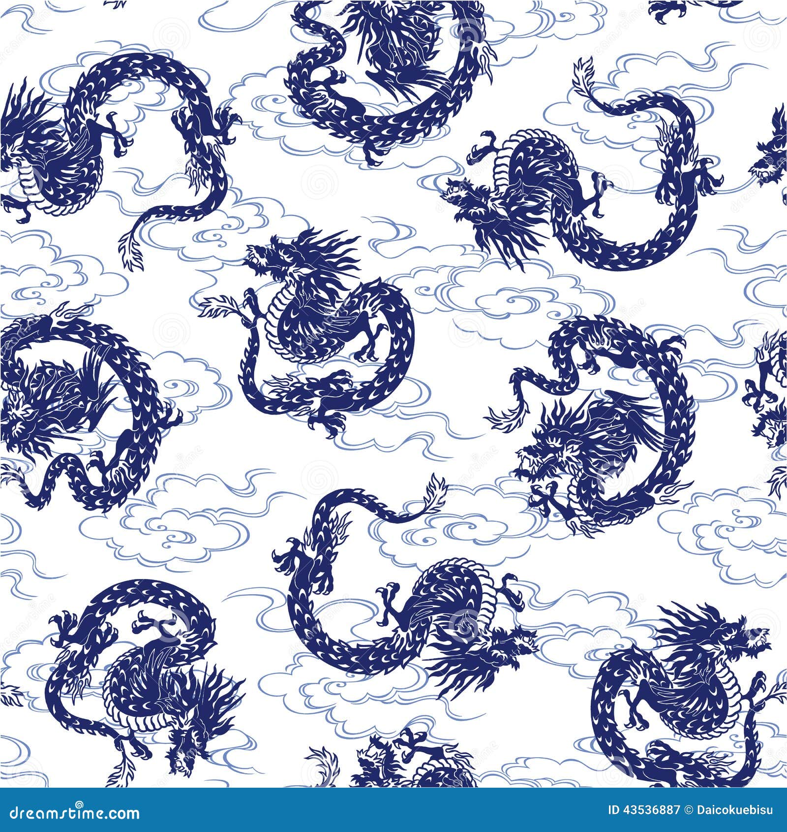 Dragon pattern stock vector. Illustration of fight, fear - 43536887