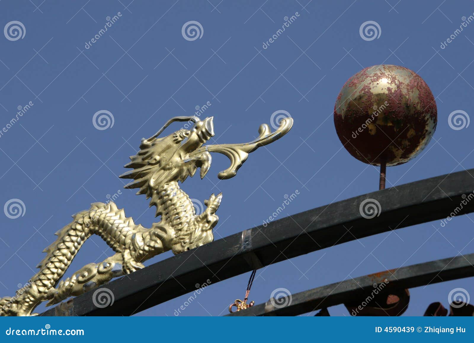 Dragon And Pearl Picture. Image: 4590439