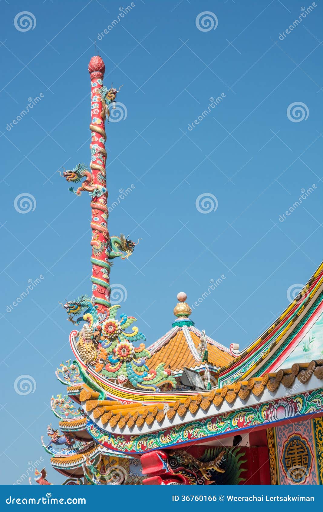 Dragon pillar stock photo. Image of faith, east, culture - 36760166