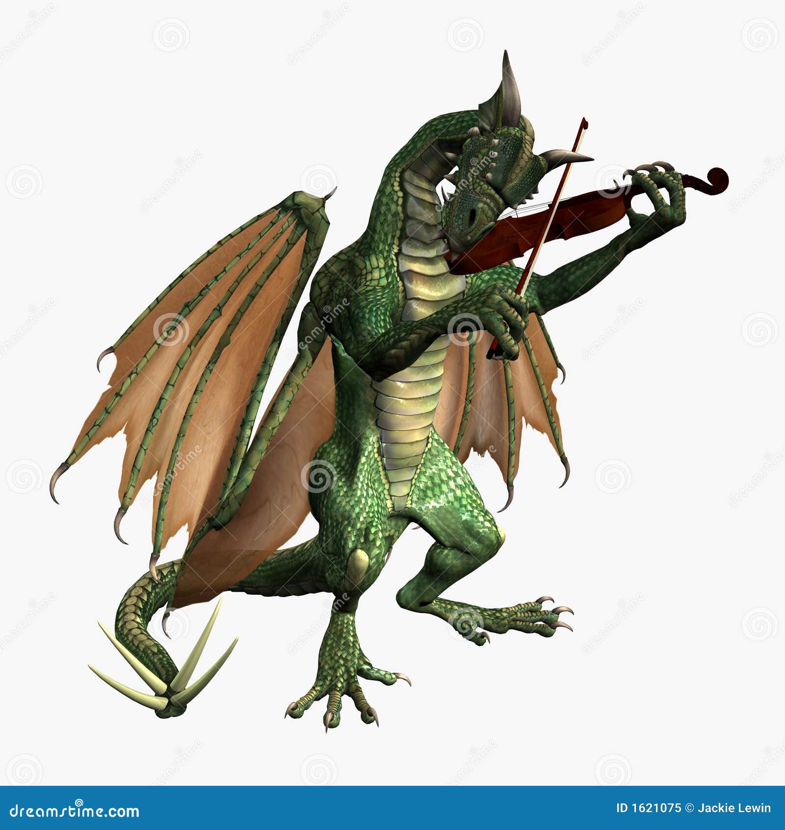 Dragon playing violin stock illustration. Illustration of music - 1621075